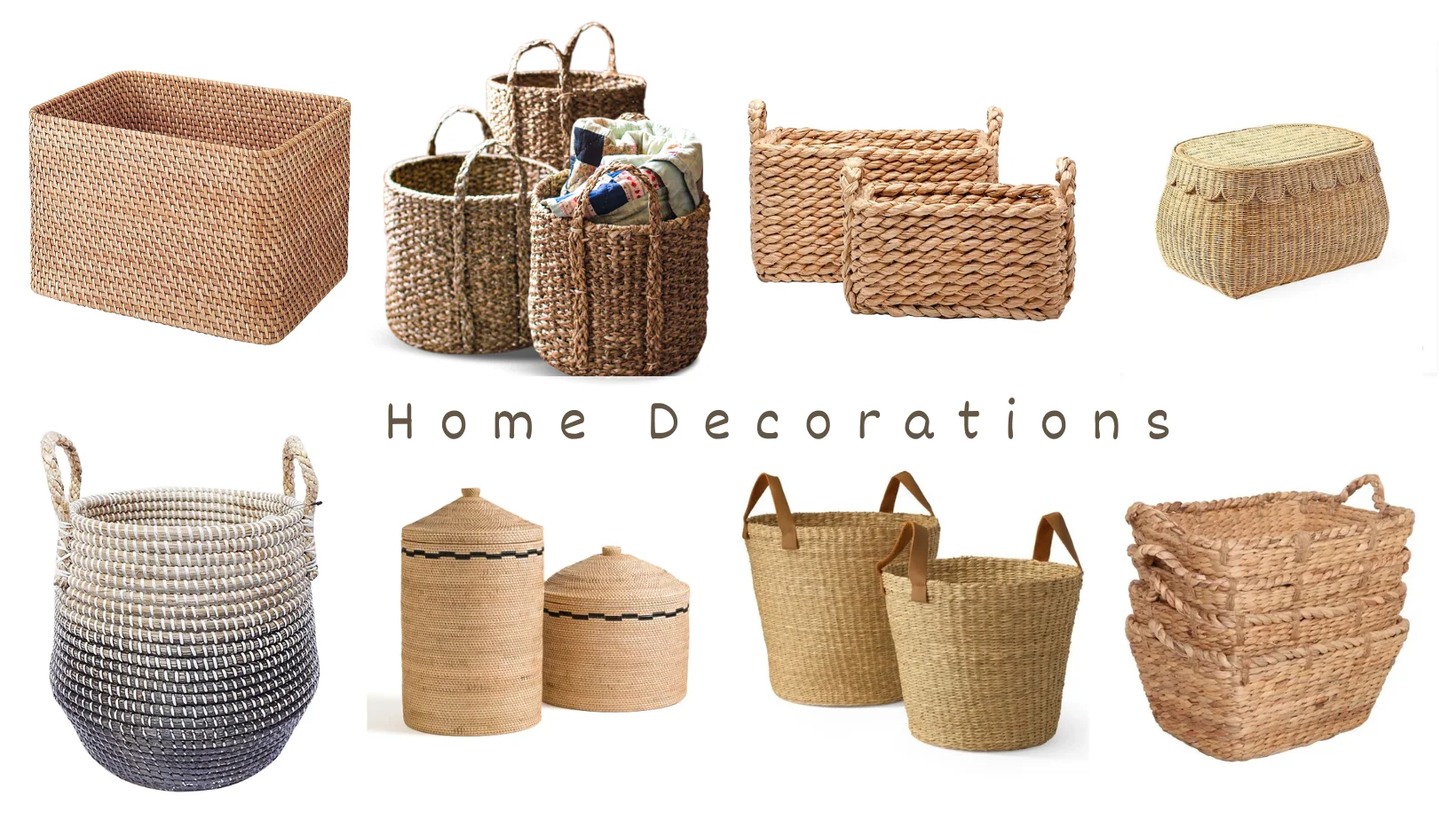 Sustainable Decorative Seagrass Basket Natural Product Storage Basket ...