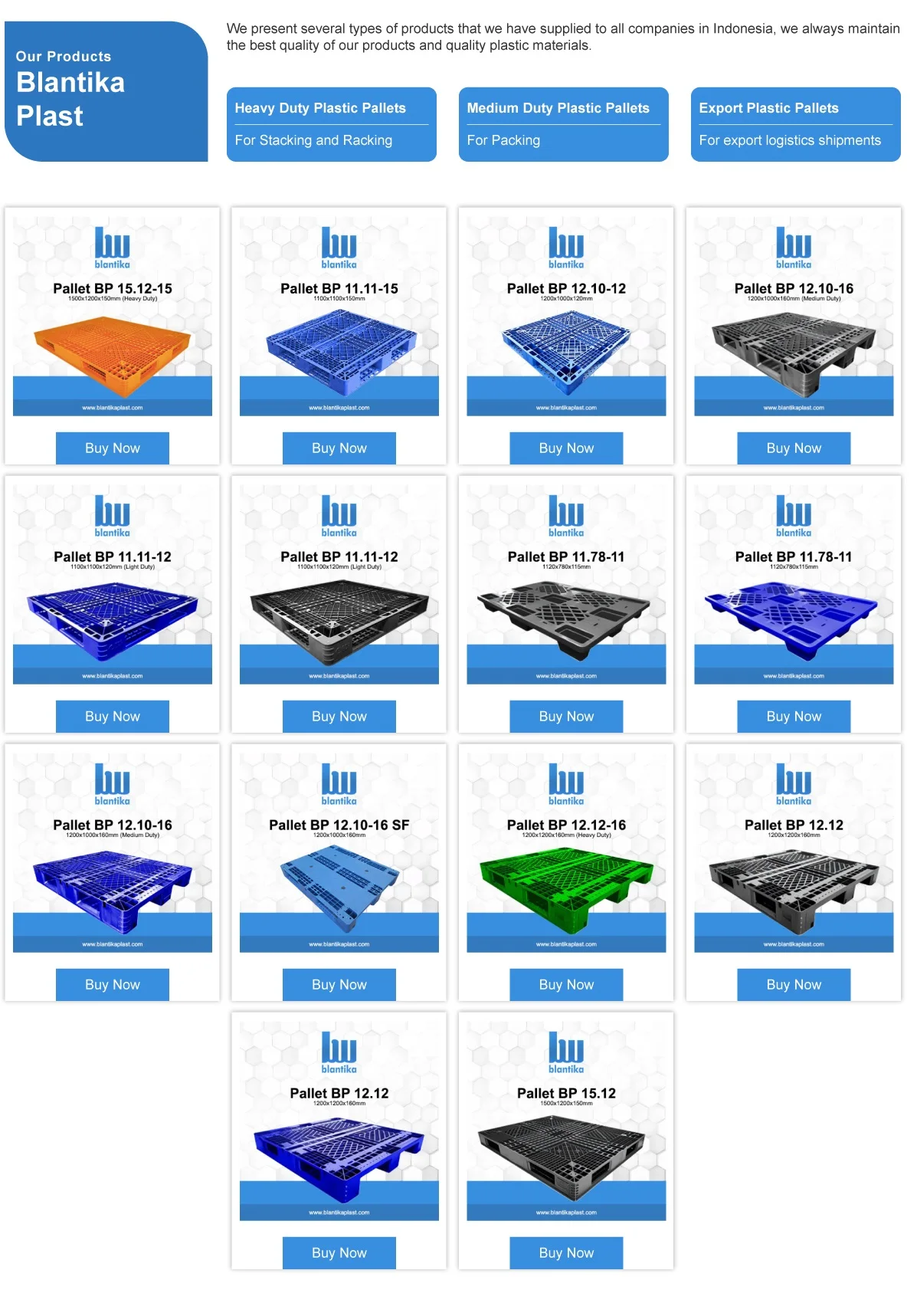 Heavy Duty Plastic Pallets Euro Pallet Stacking Load 1000 Kg Low Moq ...