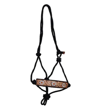 Mini Rope Tied Halter With Braided Noseband Adjustable And Comfortable ...