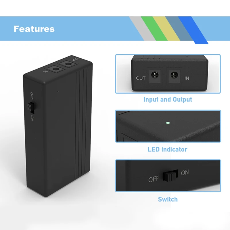 Mini UPS Battery Backup - Reliable Power for Router & Modem