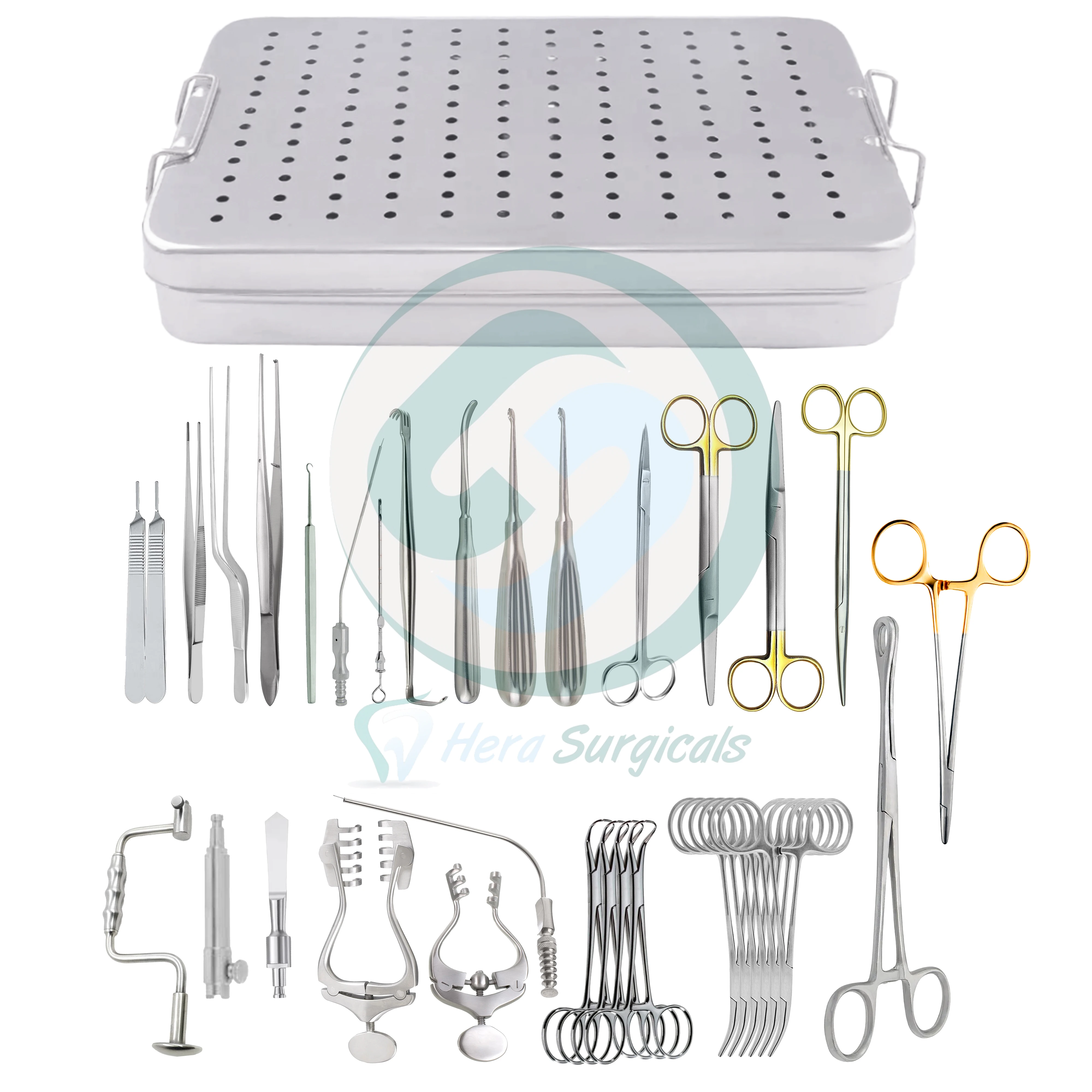 Basic Ventriculography Instruments Set Cardiac Surgery Instruments for ...