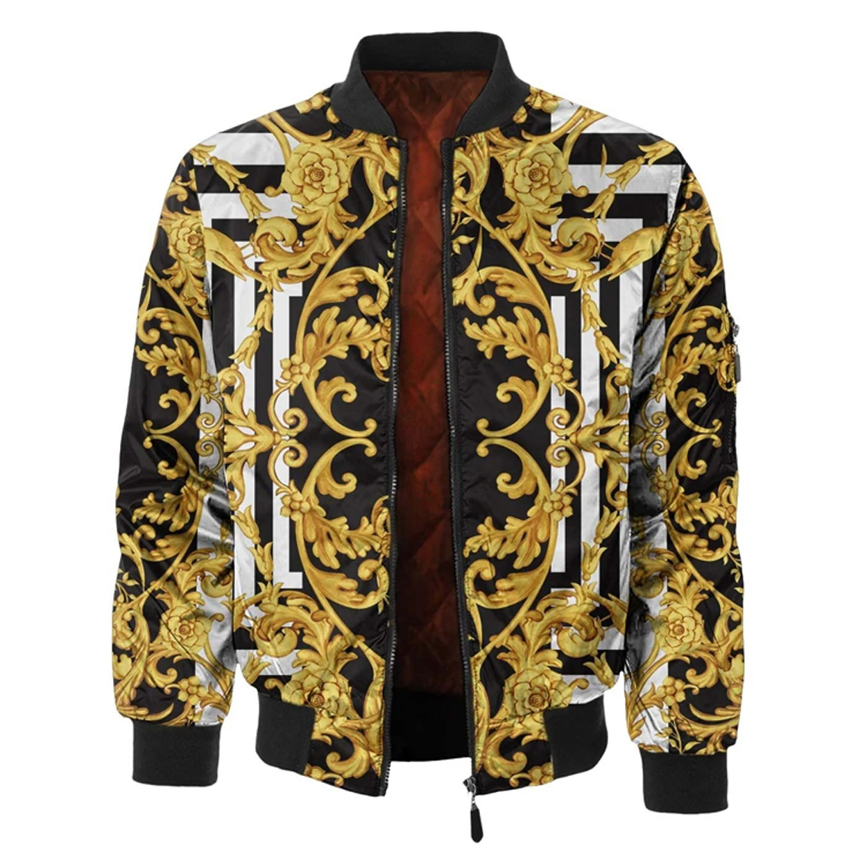 Full Sublimation Bomber Jacket Sublimation Printing Custom Sports ...