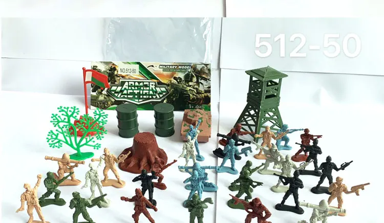 Hot Sale Kids Military Army Guys Base Toy Combat Accessories