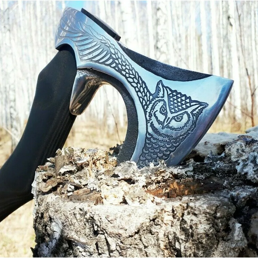Hunting Viking Tactical Tomahawk Hatchet Axe with High carbon steel ...
