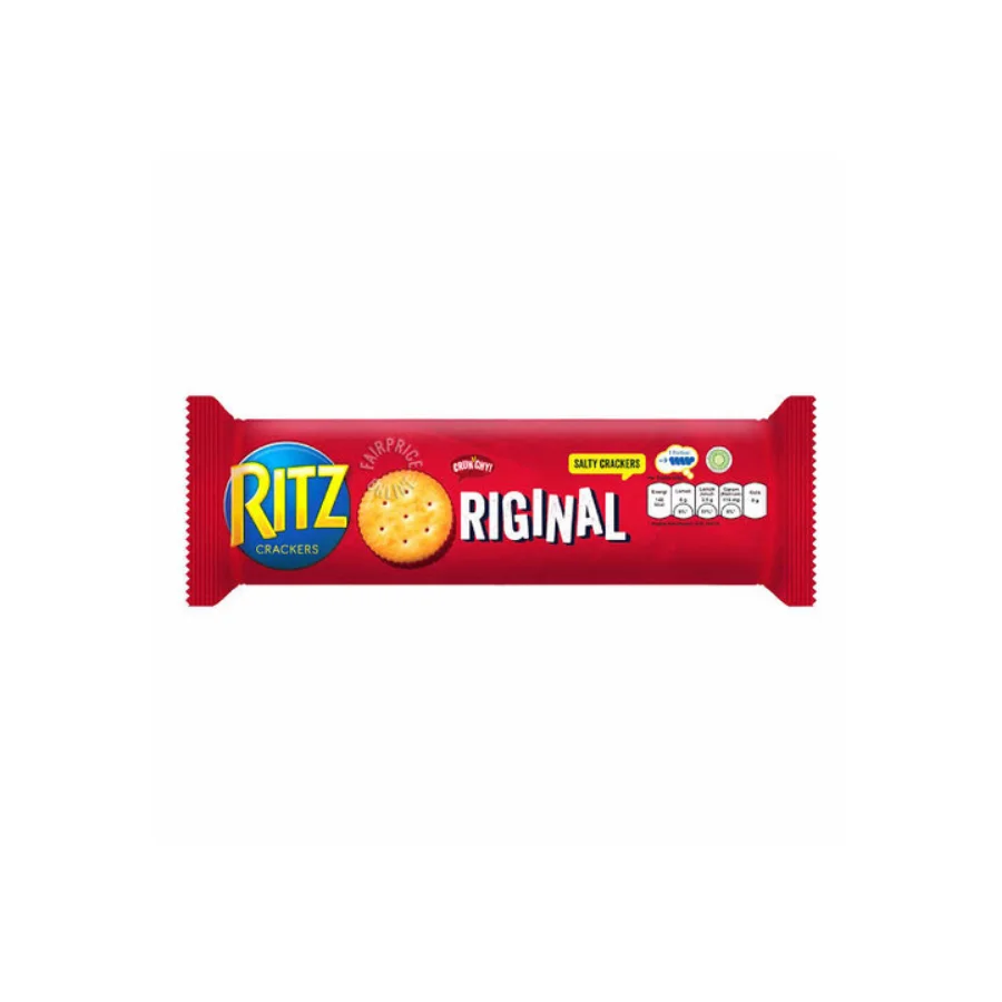 RITZZ Cheese Sandwich Crackers - 100g Peanut Butter Biscuits