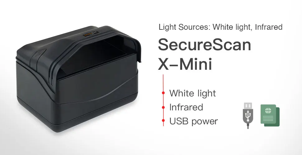 Plustek Passport ID Card Scanner - OCR/MRZ Industrial Scan Module