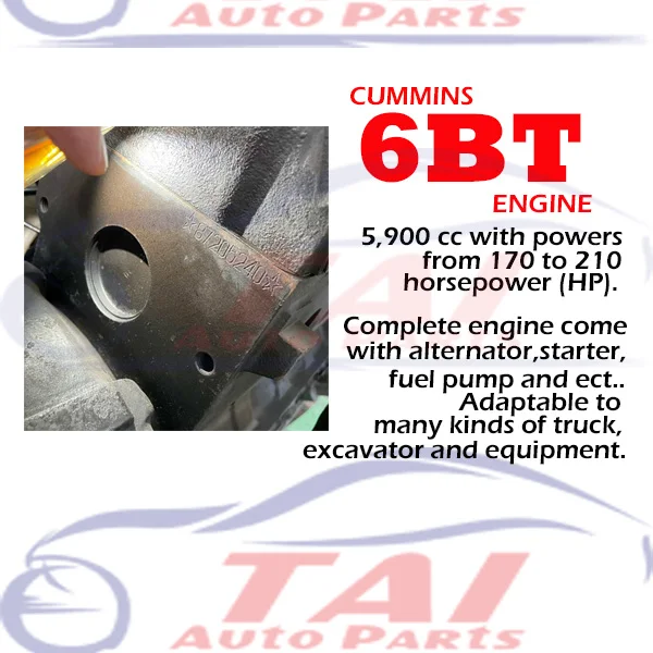 6bt康明斯道奇公羊皮卡完整柴油发动机电机6bt 12v 5.9l原装二手发动机jcb小松 - Buy 6bt发动机总成,电机6bt自动发动机 ...
