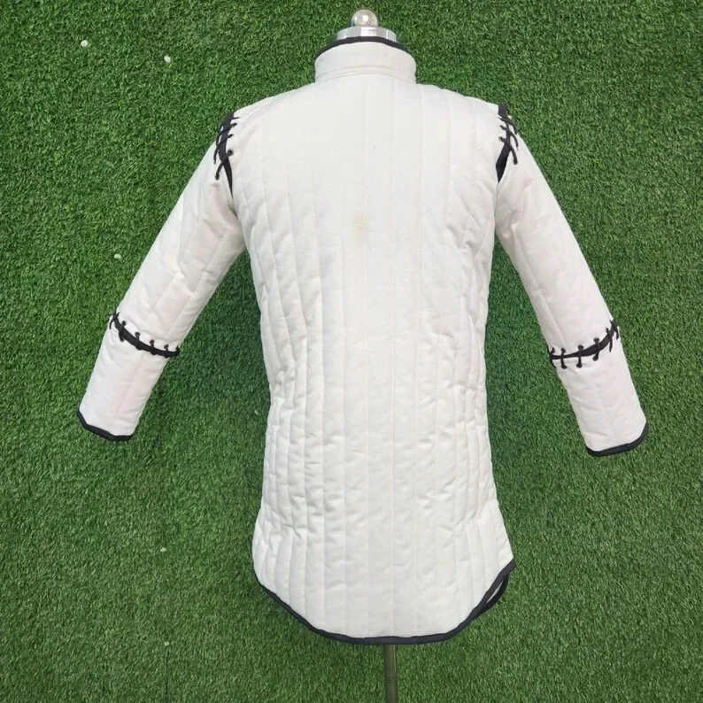 Medieval Gambeson Cotton Thick Padded Akteon Jacket Long Sleeve ...