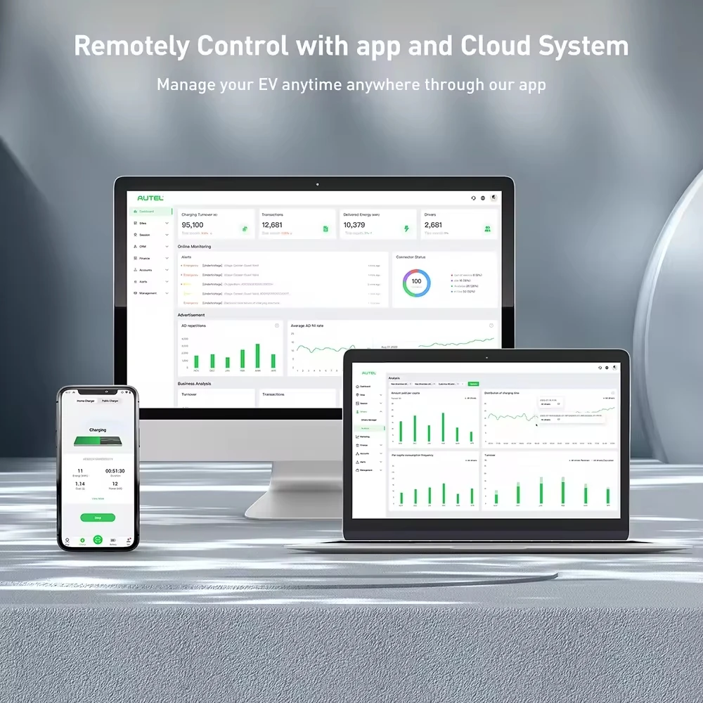 Autel Charging Station Management System (CSMS) Se Software for EV ...
