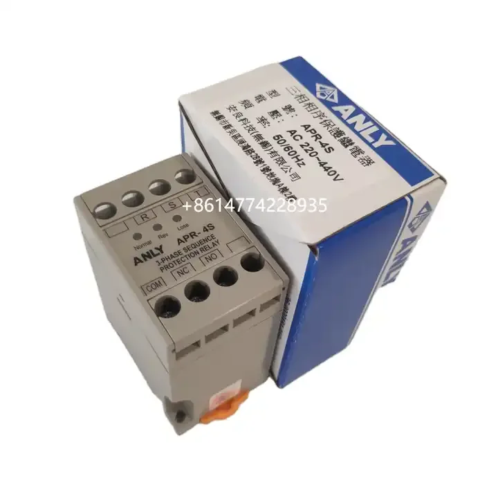 Apr-4s Three-phase Sequential Protection Relay Ac 220-440v 50/60hz ...