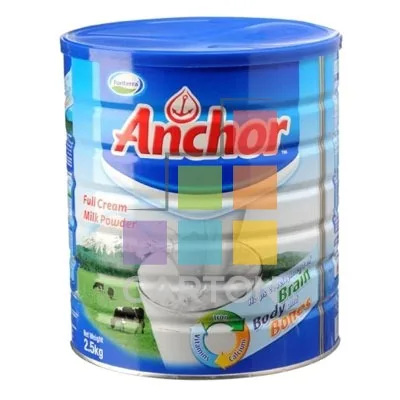 Anchor Fortified Full Cream Milk Powder 2.25 Kg Pouch - Buy Anchor Milk ...
