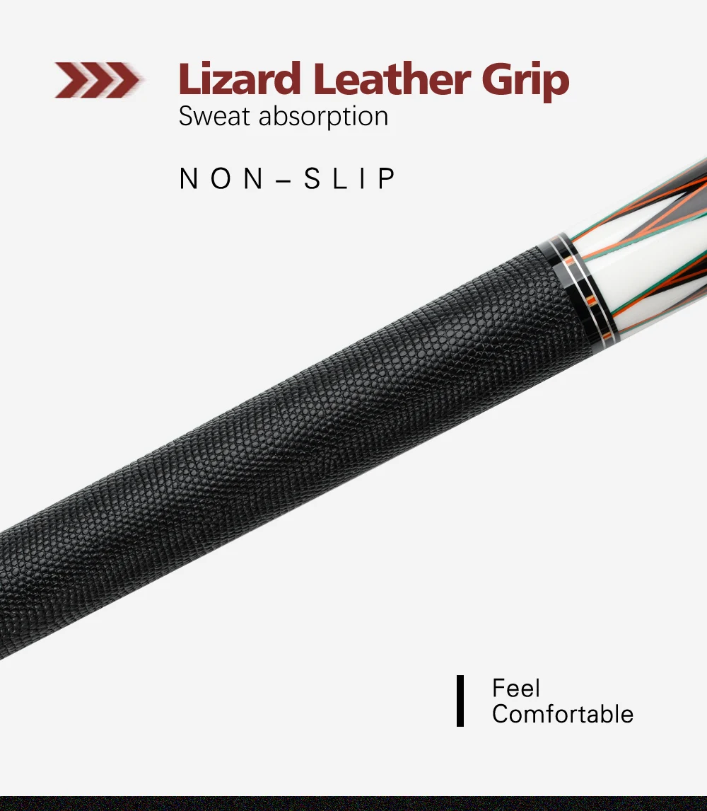 Zokue Pool Cue Real Wood Inlay Professional Stick 12.2-12.5mm Genuine ...