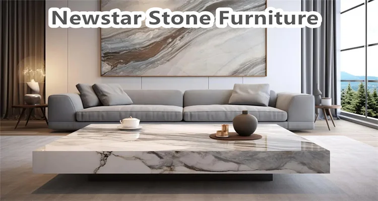 Newstar Stone Furniture Plinth Marble Living Room Luxury Natural ...