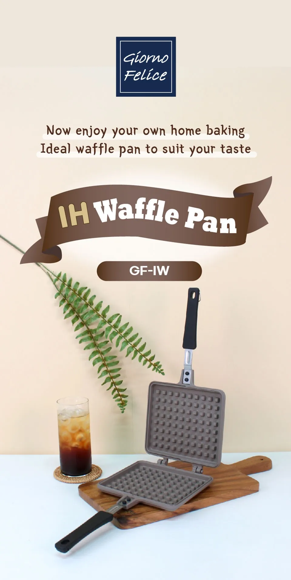 Induction Multi Waffle Pan Korean Cuisine Maker Press Plate Cooking ...