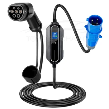 Factory Oem Ac Single Phase 16a 3.6kw 32a 7.2kw Electric Car Charging Portable Ev Charger Box ...