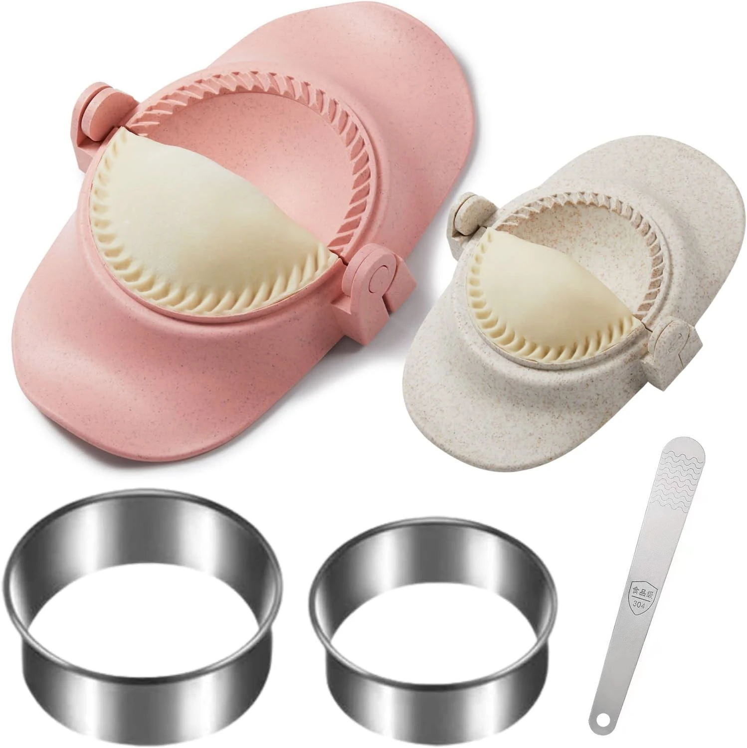Amazon Hot Kitchen Accessories Empanada Molder Press Plastic Dumpling ...