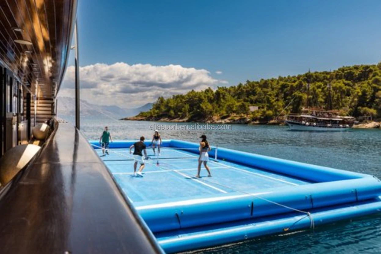 Floating Pickleball Court Water Sport Arena Platform Court Island ...