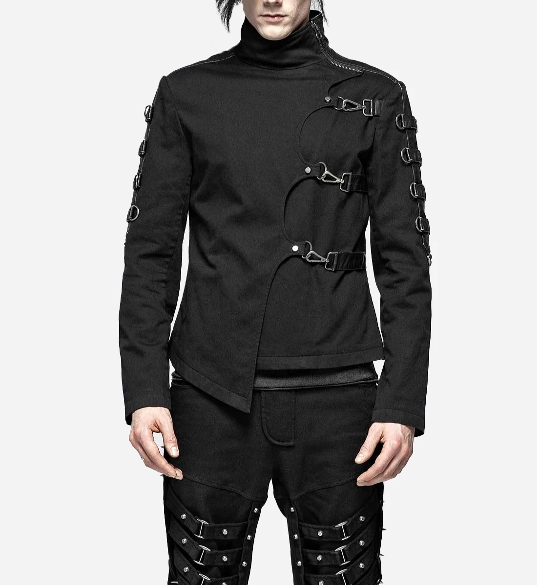 Men Devil King Dark Gothic Alternative Fashion Long Coat Gothic Wear ...