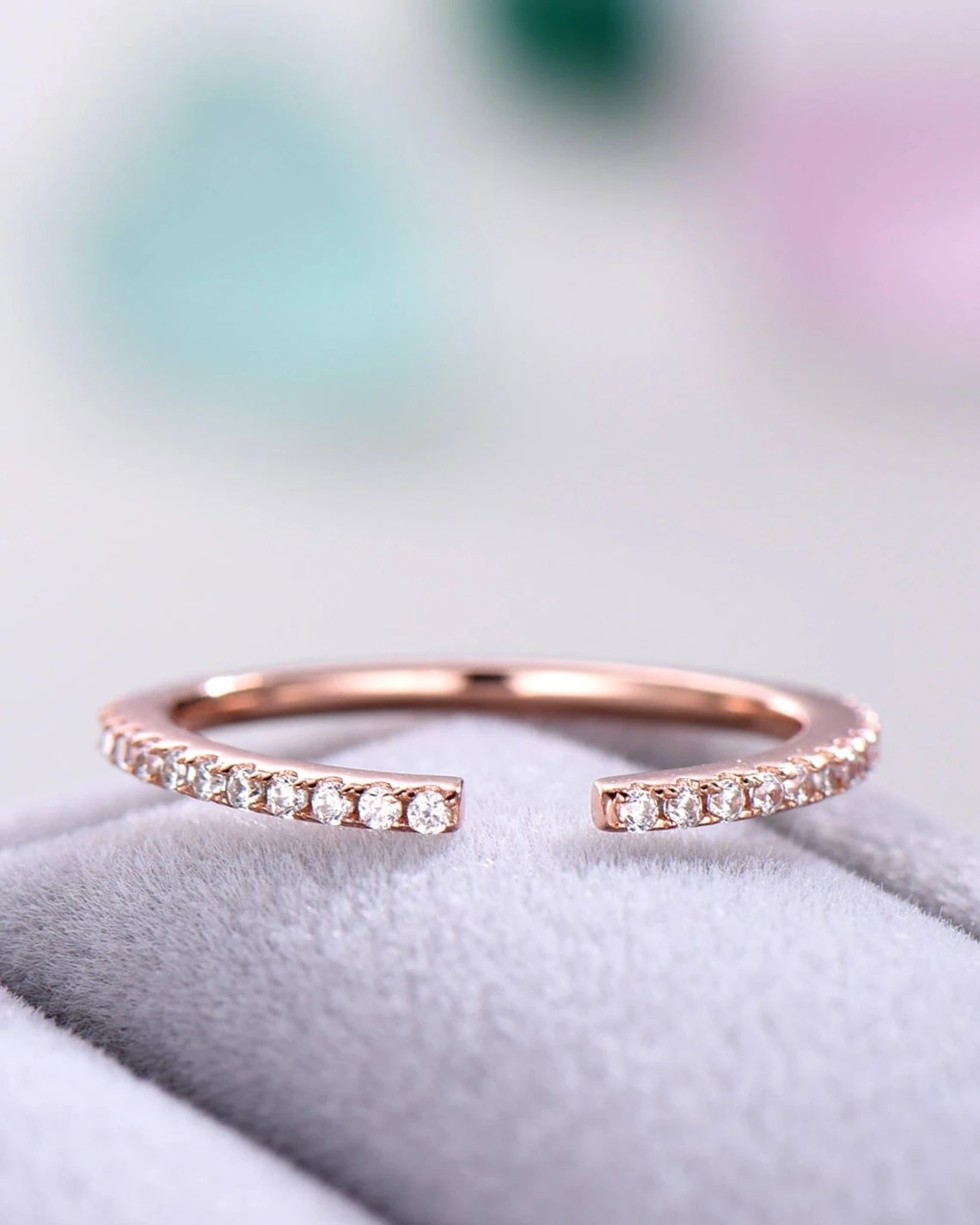 Rose Gold Ring Diamond Luxury New Design Solid Gold Fine Jewelry Rings ...