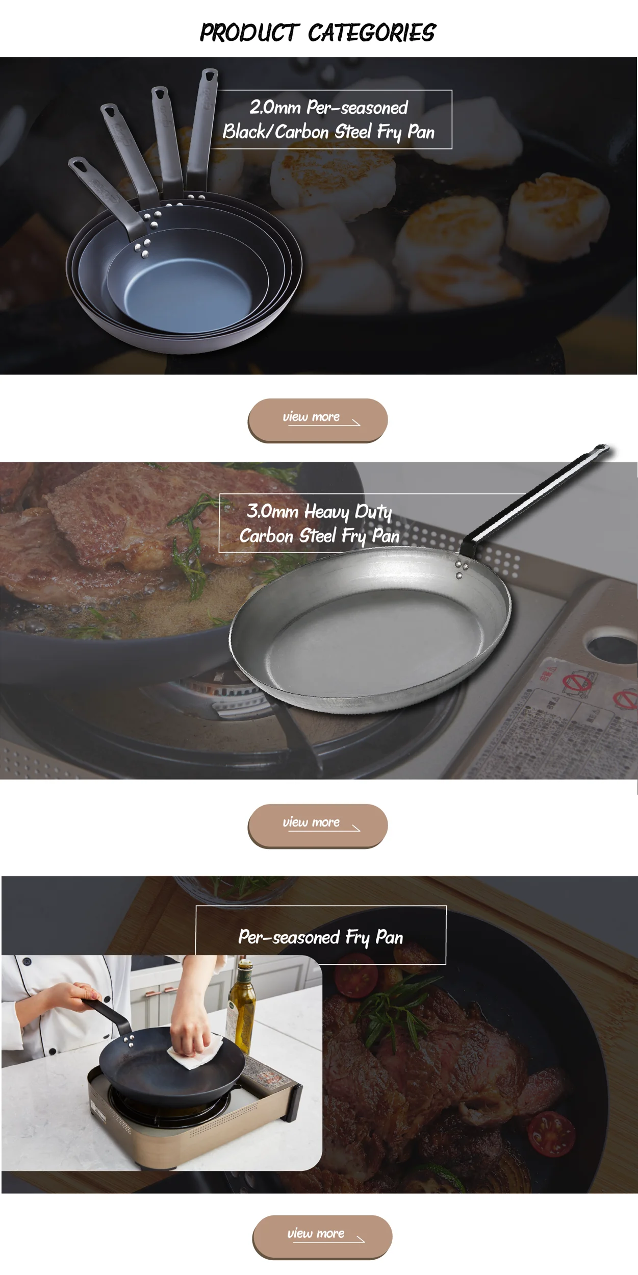 Professional Cookware Carbon Steel Frying Pre-seasoned Wok Pan - Buy ...