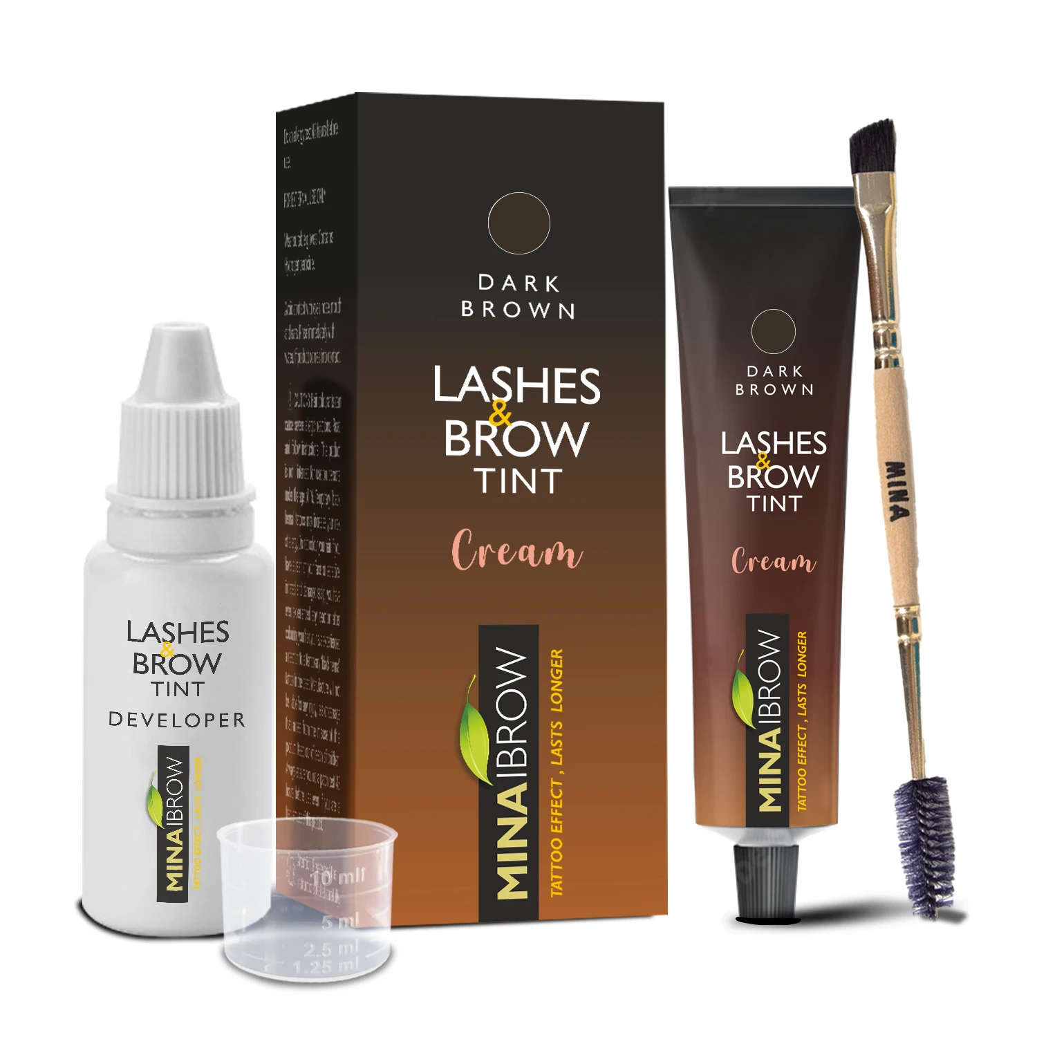 Mina Ibrow Eyebrow Lashes And Brow Tint Cream Long Lasting Waterproof ...