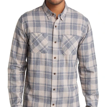 Custom Made Oem New Desgin Men's Flannel Shirt With Cotton / Bamboo ...
