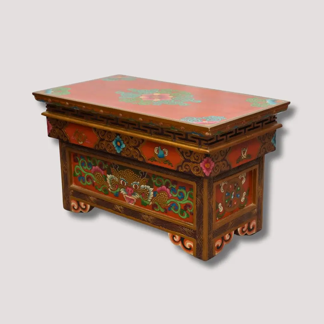 Tibetan Handpainted/handcarved Alter Shrine Table Wholesale From Nepal ...