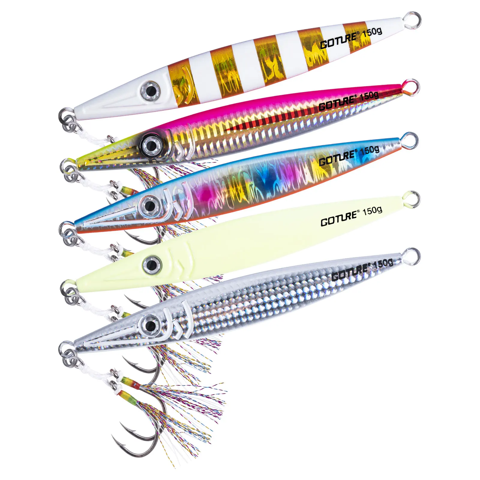 Saltwater Fishing Jigging Lures - Deep Sea Metal Jigs