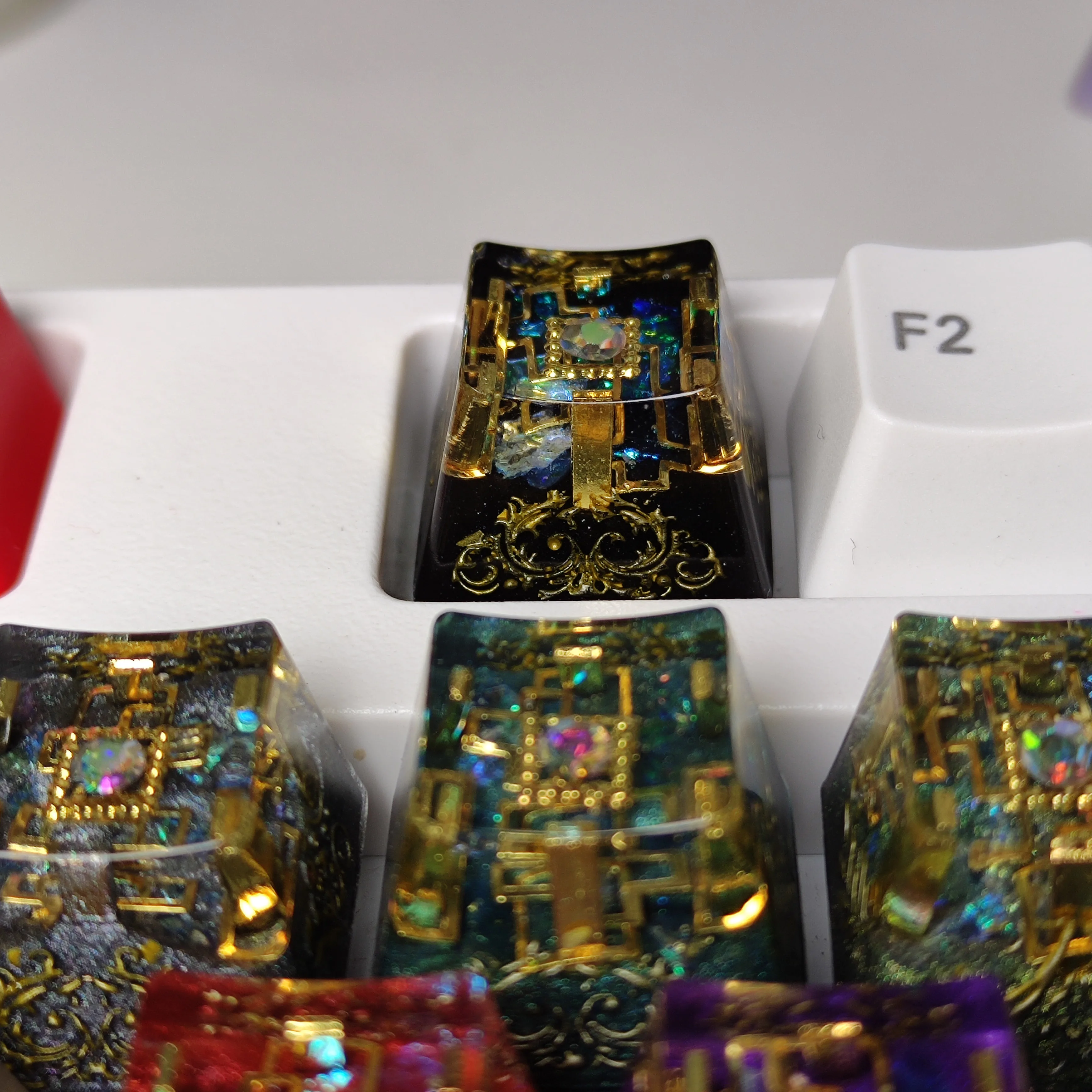 Artisan 3d Anime Figure Resin Keycaps Hand Made Keycap 1u R4 - Buy ...