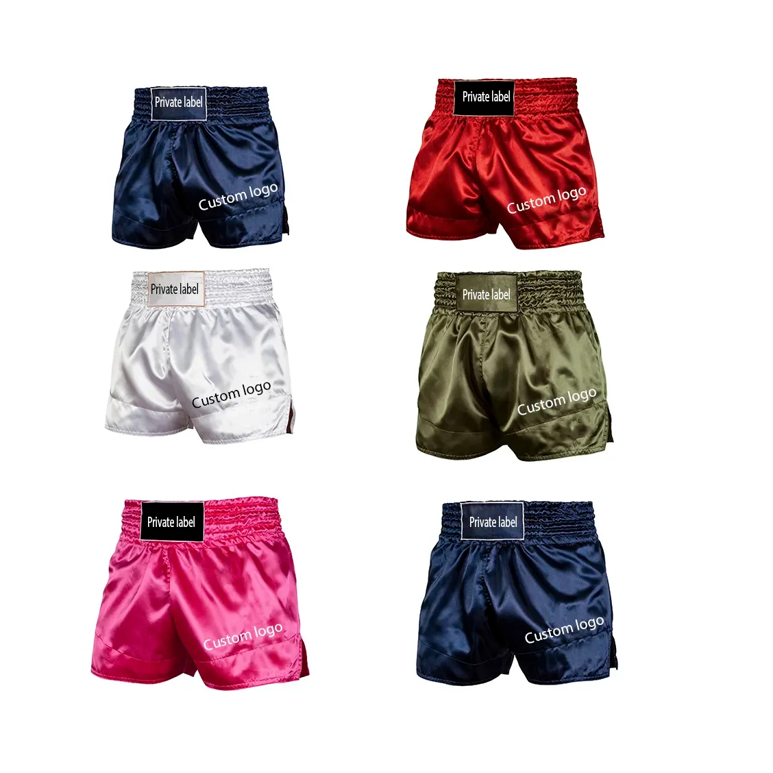 OEM Custom Sublimation Printed MMA Boxing Shorts Custom Made Karate and ...
