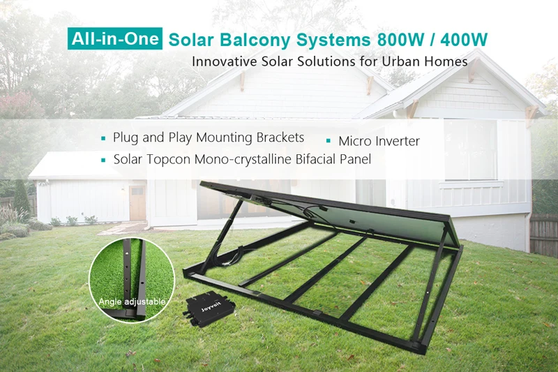 800W Solar Kit - Plug-and-Play Balcony System with Topcon Panels