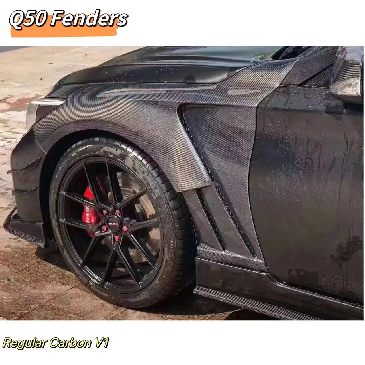 MRD Carbon Fiber Fenders for Infiniti Q50 (2014-2018) - Enhance Your ...