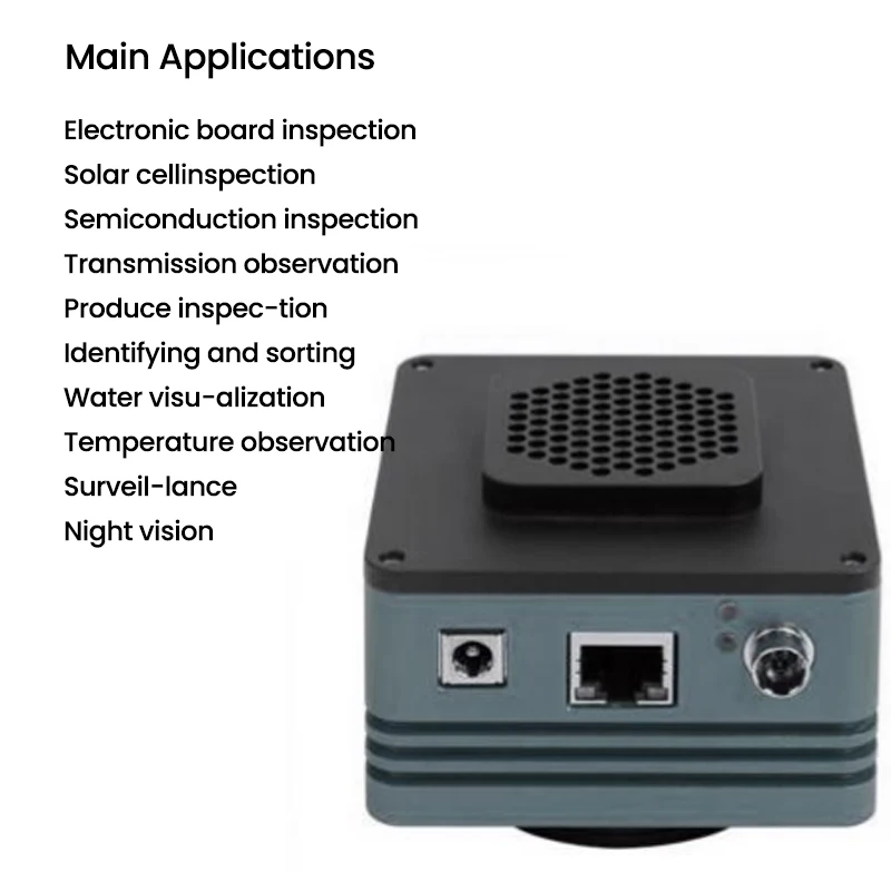 SWIR High-Performance Shortwave Infrared Camera for Industrial Use