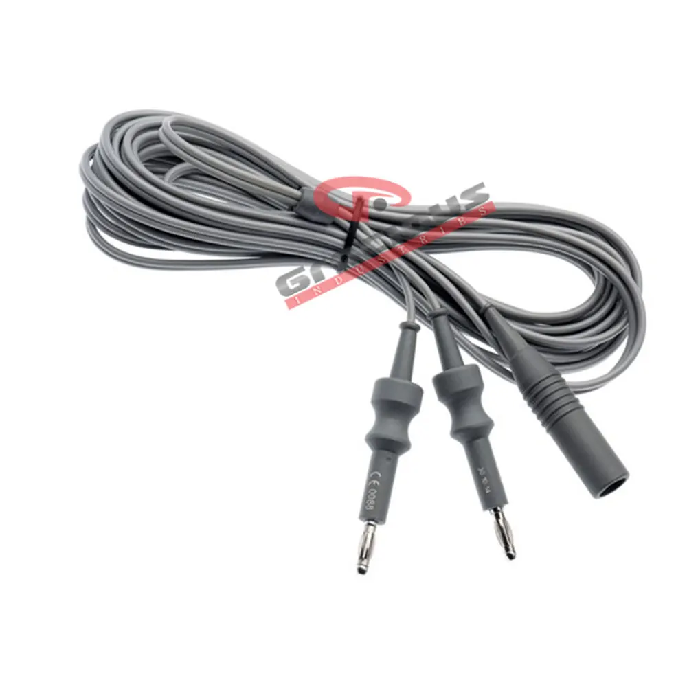 Silicon Cable Bipolar Non Stick Electrocautery Instruments Forceps Reusable Medical Accessories ...