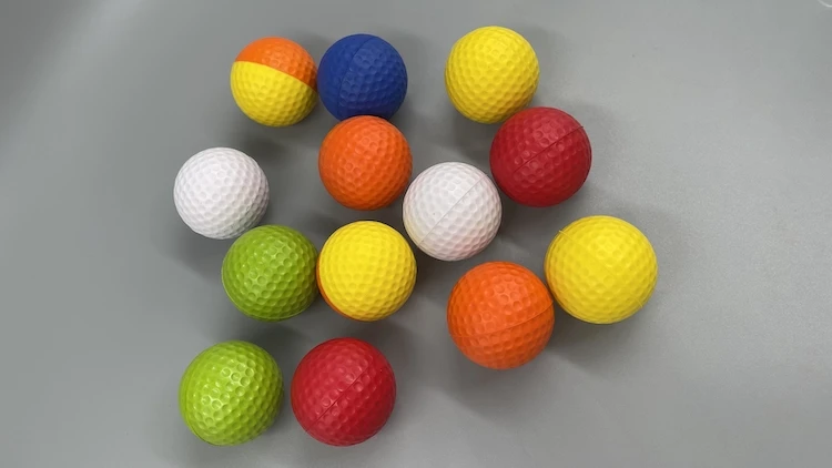 Promotional Pu Stress Golf Ball Reliever Anti Stress Pu Foam Ball - Buy ...