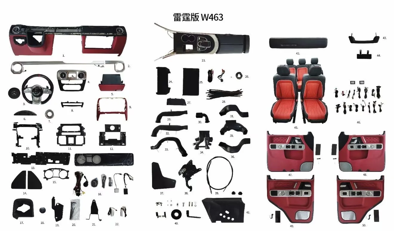 G Class Interior Upgrade - W463 G Wagon Dashboard Kit