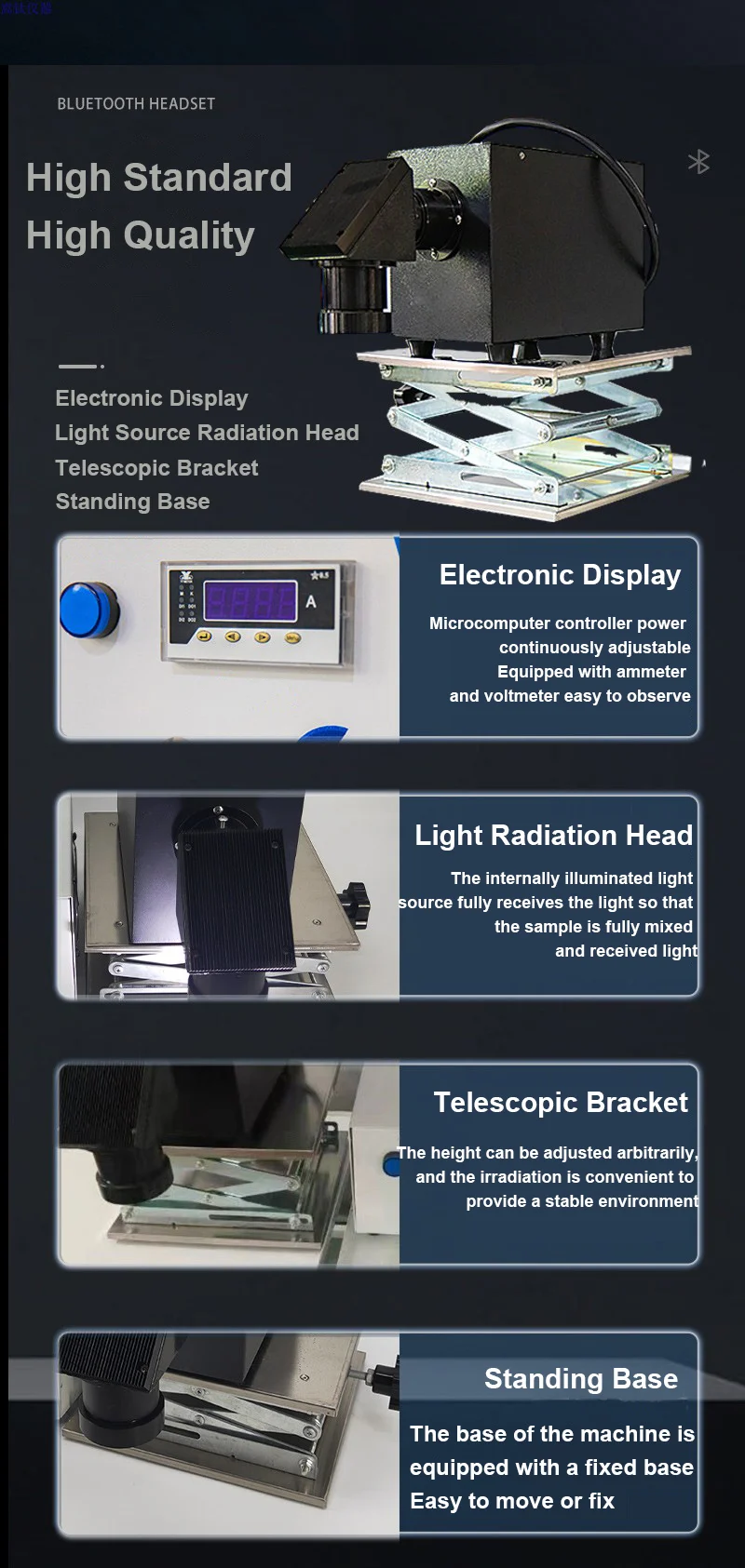 300W Xenon Lamp Power Supply - Efficient Solar Simulation