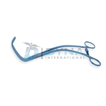 Stainless Steel Debakey Aorta Clamp Angled & Curved 7cm Debakey ...