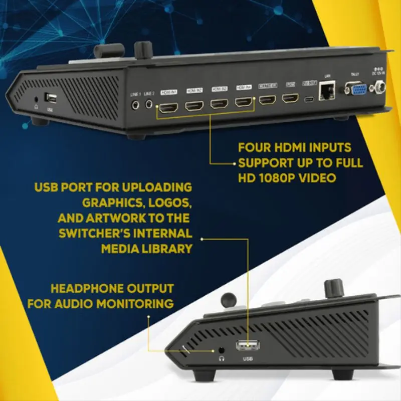 Sales Promo Elvid 4-input Hdm Broadcast Video Switcher - Buy Seamless ...