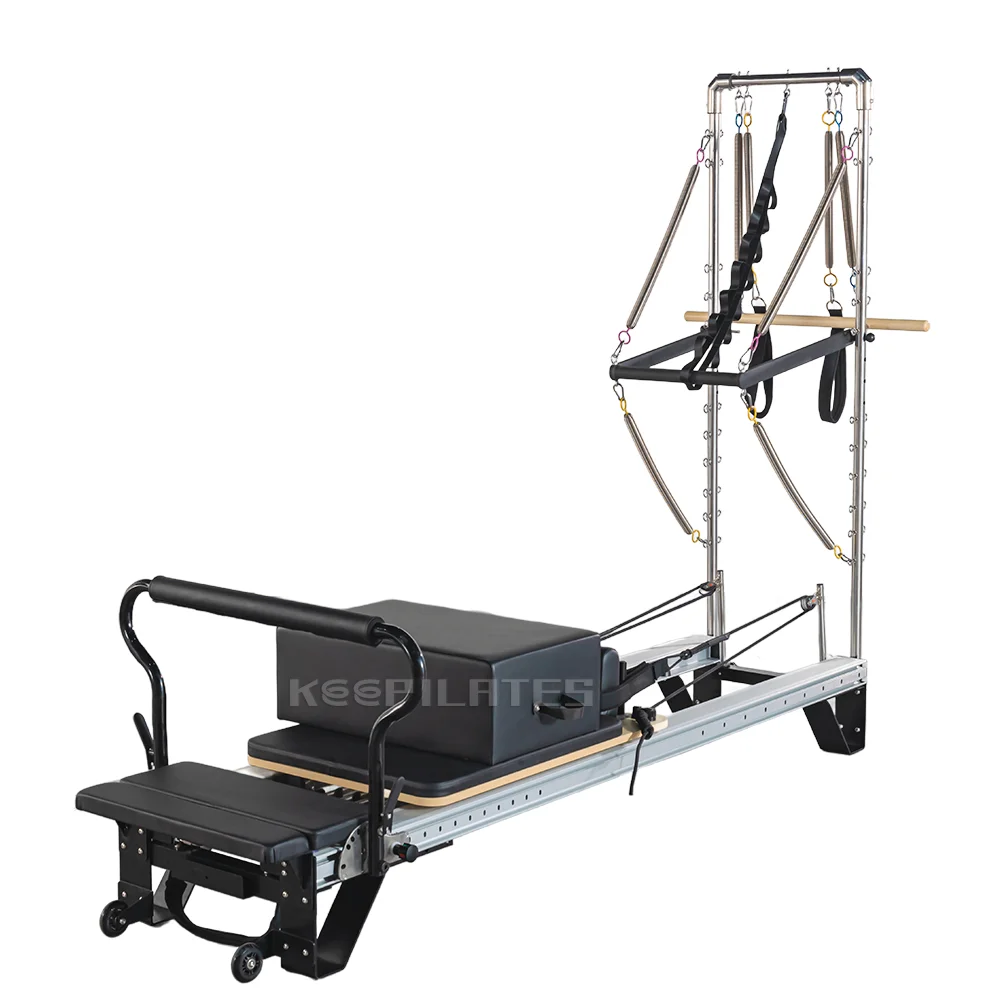 Wooden Pilates Cadillac Machine Full Trapeze Combination Sitting Box ...
