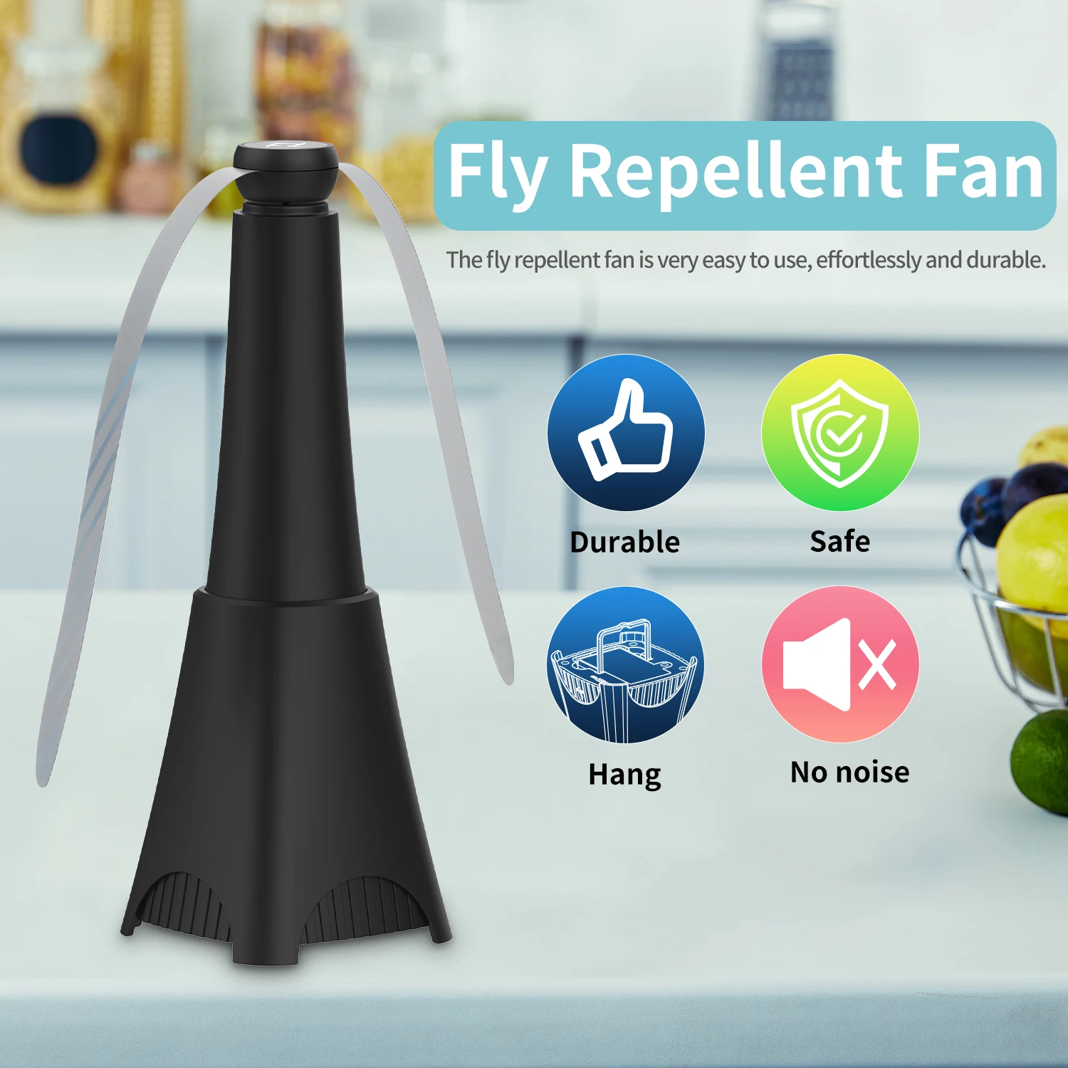 Portable Mosquito Repellent Stand Fan - X-PEST Fly Catcher