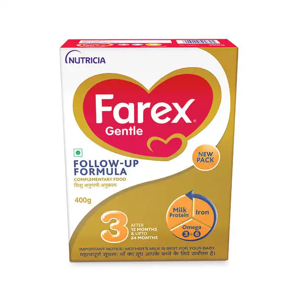 Farex 3 Follow Up Gentle Formula,400gm - Buy Farex 3 Gentle Milk Powder ...