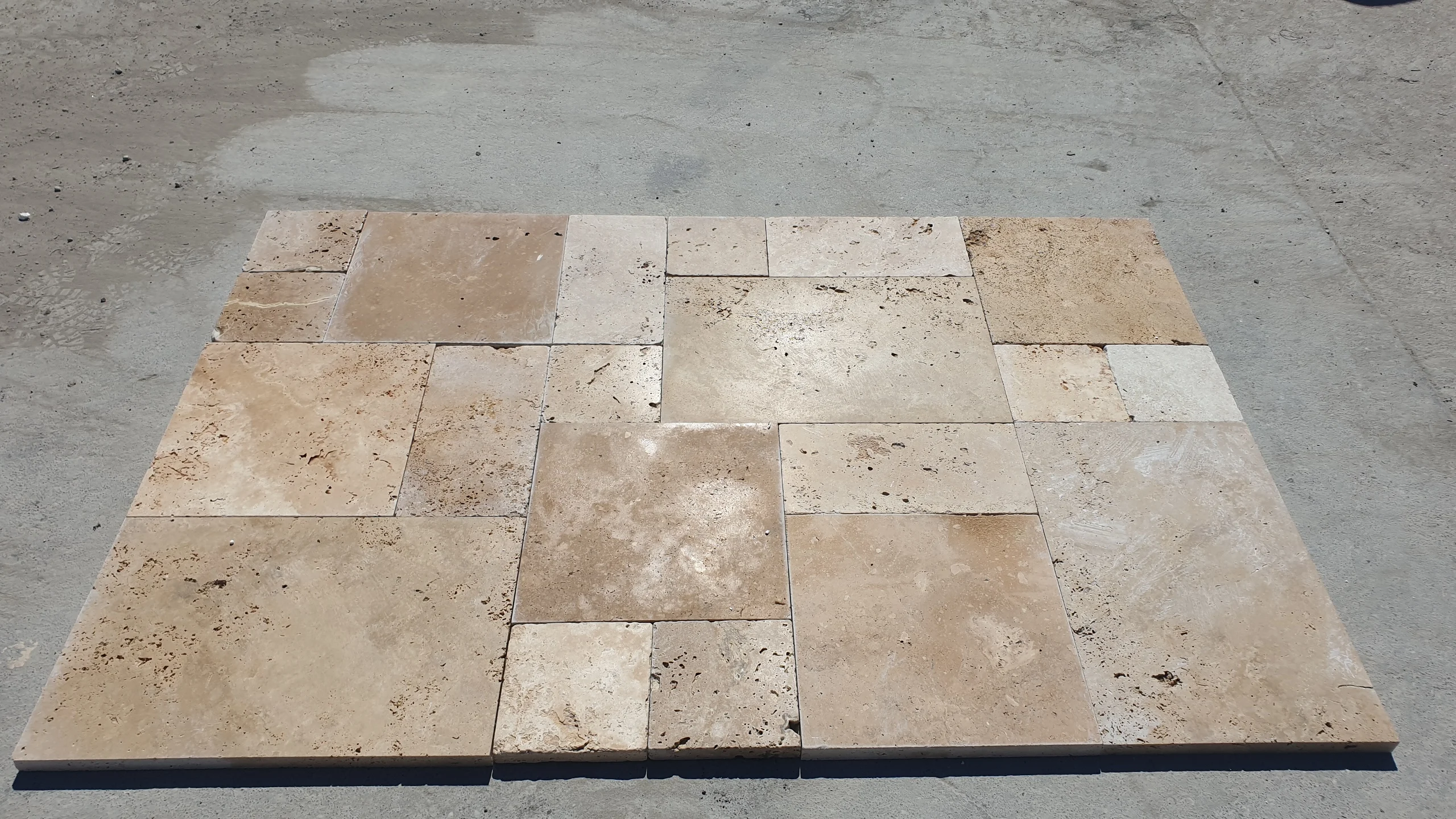 2025 Mix Travertine Pattern Sizes - Durable Outdoor Flooring