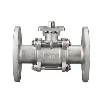 Stainless Steel 304 Handle Flange Ball Valve Switch Dn50 80 100 Ansi ...