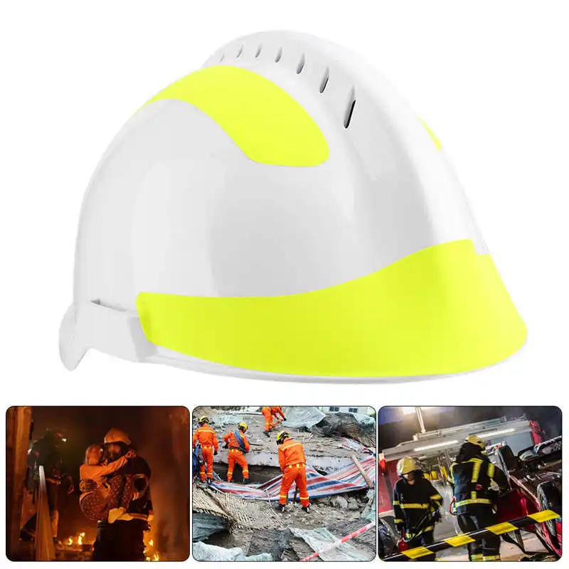 Safety Helmet Fire Fighter Safety Helmets Construction Hard Hat Anti ...