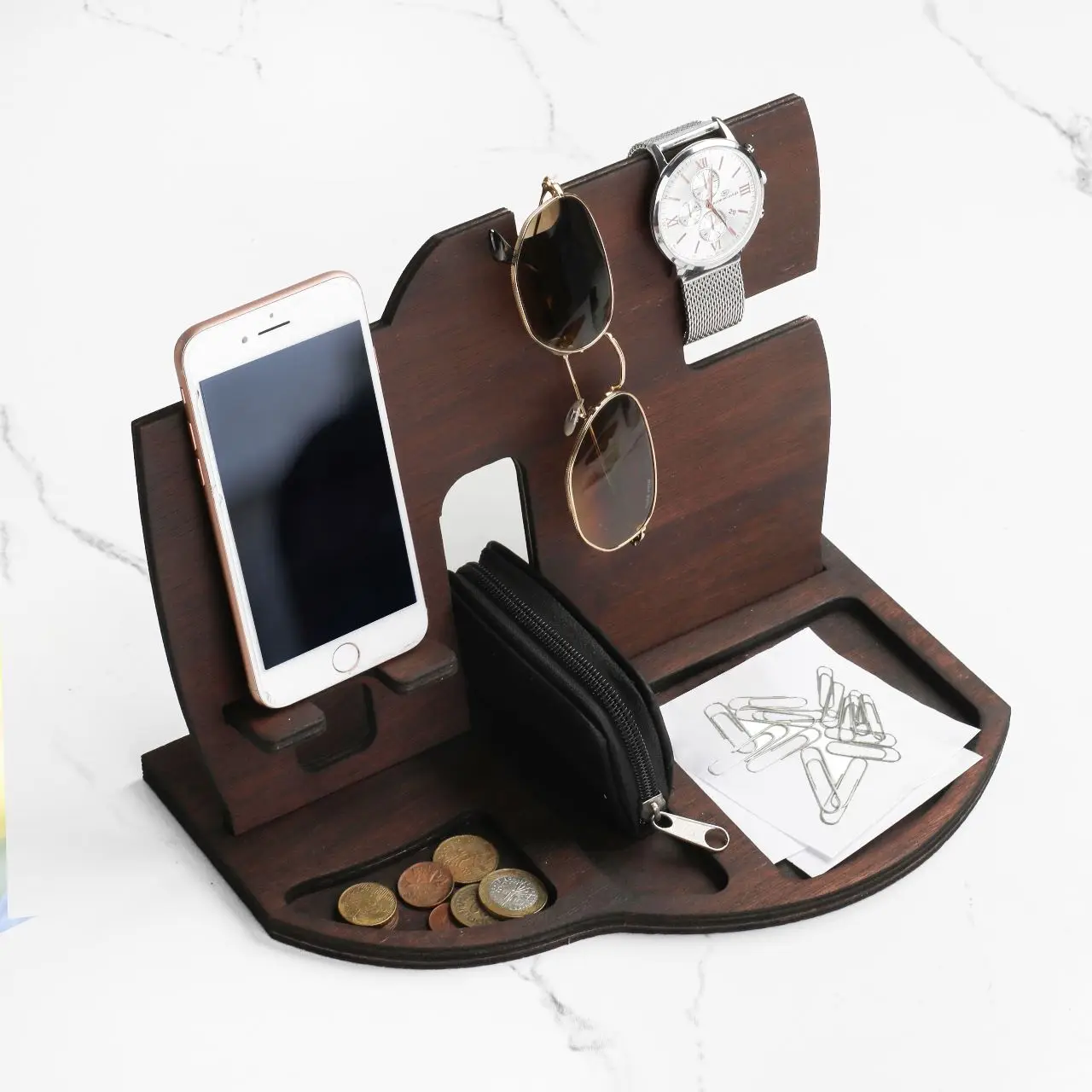 Modern Wooden Desk Organizer: New Style, Innovative Drawer Design for ...
