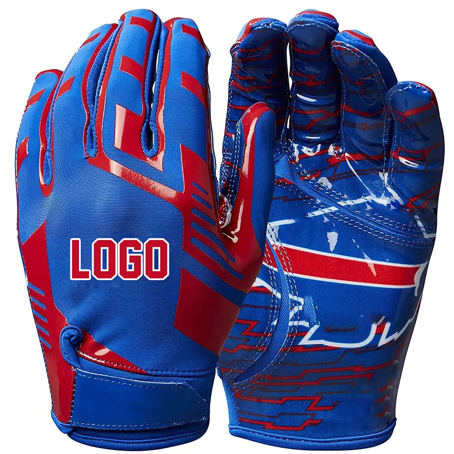 Customized Design Hot Sale American Football Gloves Grip Stretchy And ...