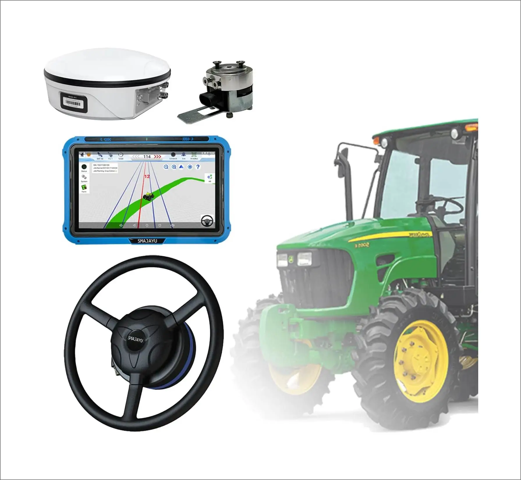 2024 New Tractor Gps System Auto Steering Automatic Driving System ...