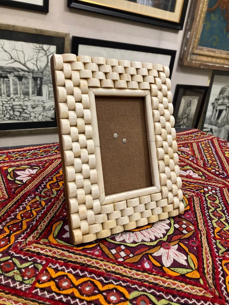 Natural Bone Inlay Photo Frame / Decorative Frame By Mughalcrafts - Buy ...