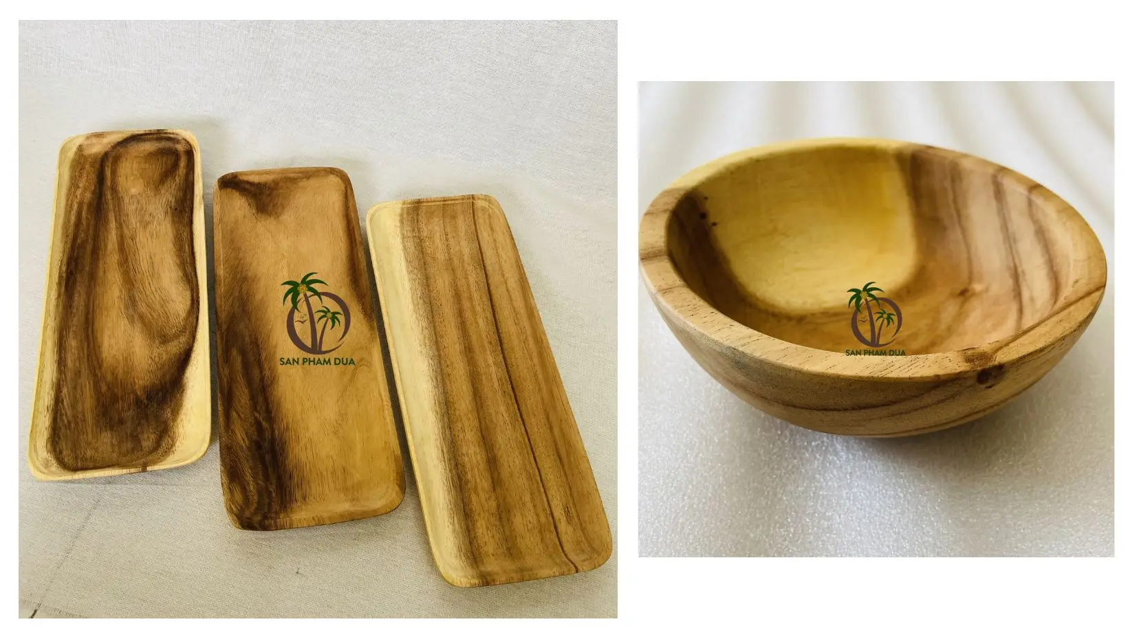 WOODEN PLATES/ SAMAN KITCHENWARE WOOD DISHES UTENSILS WOODEN ...